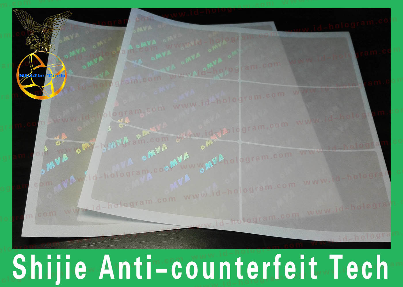 Transparent Security ID Hologram Overlay / MD IL Hologram Overlay Sticker